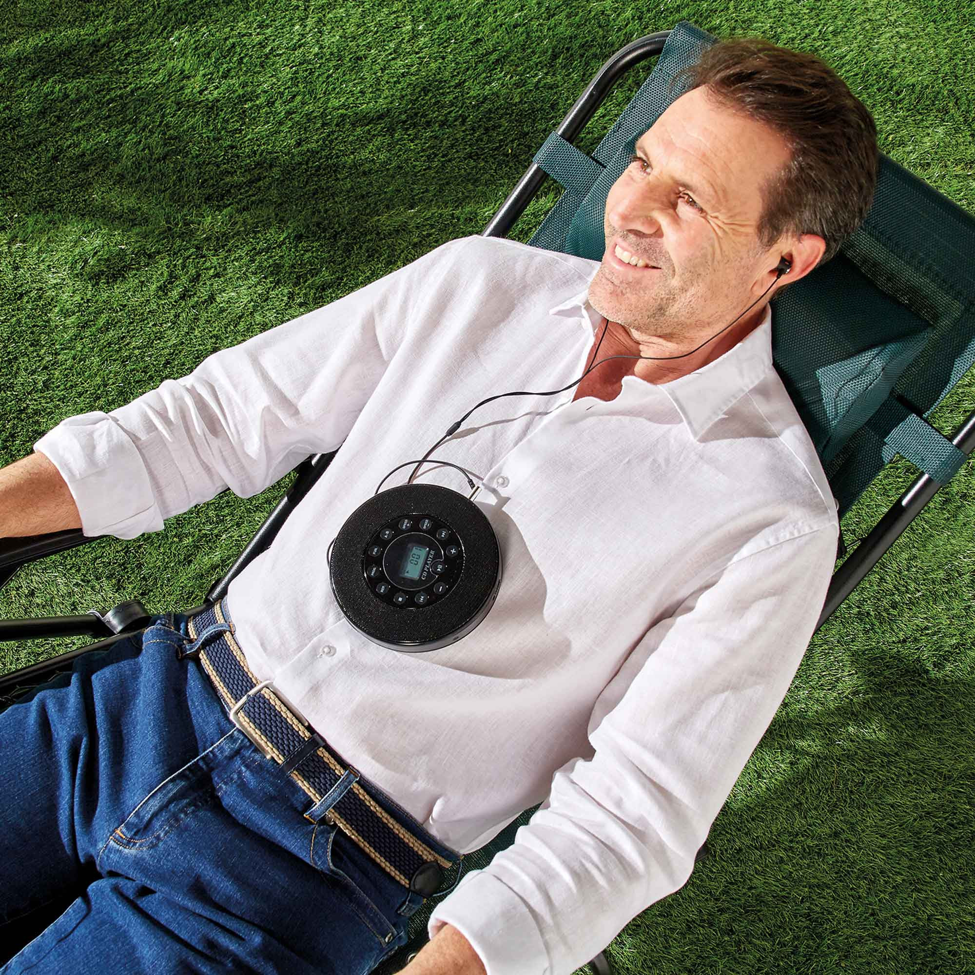Lecteur CD enceinte portable | L'Homme Moderne